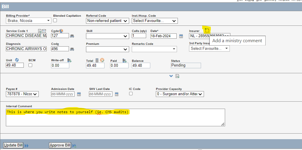 Billing Tips – eDOCSNL